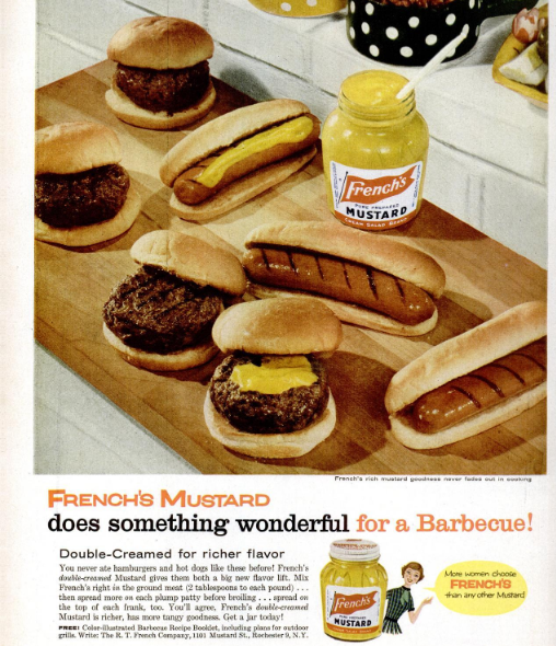 French’s Mustard Ad (1958) – Quaint Cooking