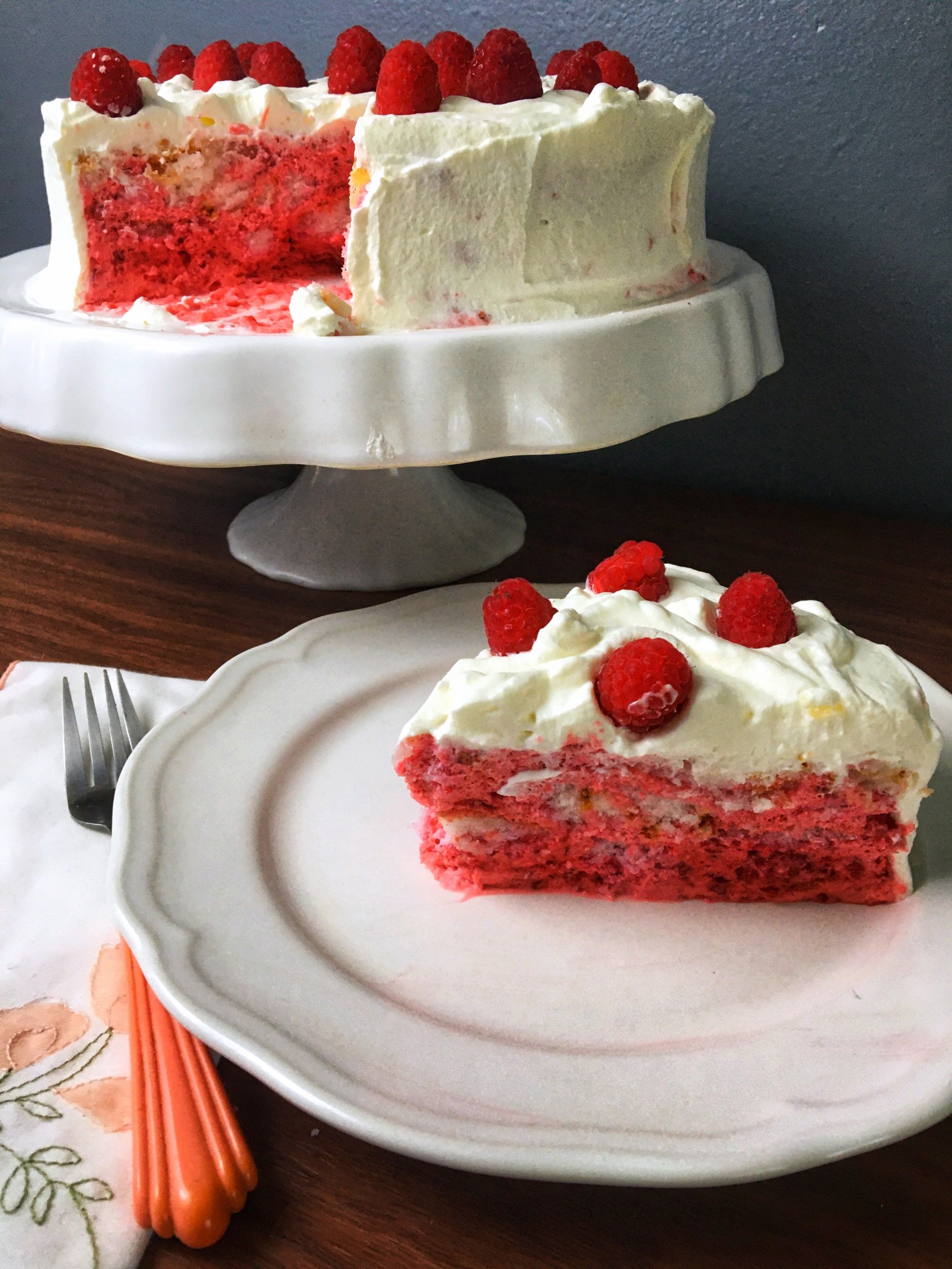 Gelatin Diaries: Raspberry Angel Cake Dessert – Quaint Cooking