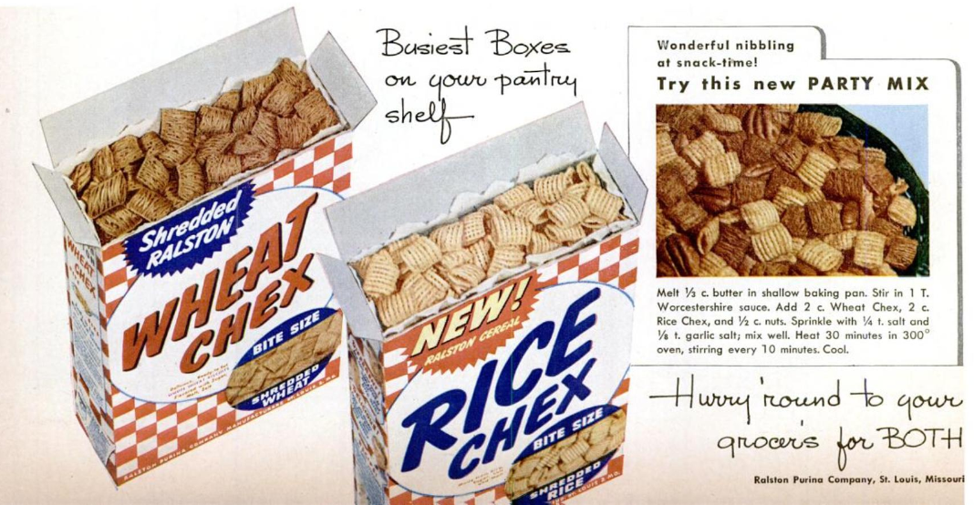 The History of (Chex) Party Mixes – Quaint Cooking